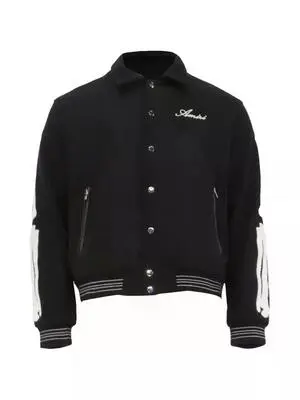 Amiri Logo-embroidered Bomber Jacket