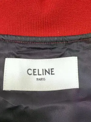 Celine Teddy College Bomber Jacket