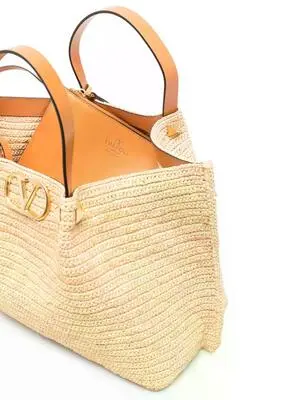 Valentino Garavani Medium Vlogo-plaque Tote Bag