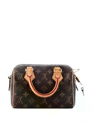 LOUIS VUITTON Speedy Bandouliere Monogram Canvas Bag - Brown
