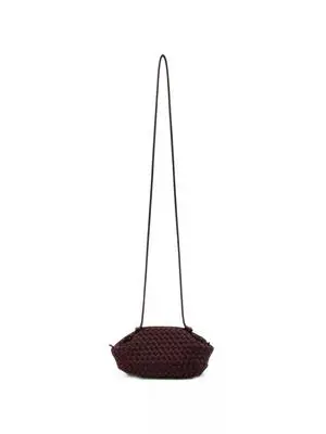 MARREA Woven Drawstring Clutch Bag - Purple