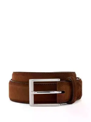 Magnanni Suede-finish Belt - Brown