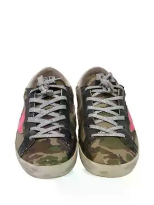 GOLDEN GOOSE 2020 Camouflage Super-star Sneakers