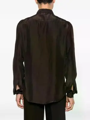 Barena Venezia Maridola Long-sleeve Button-down Shirt - Brown