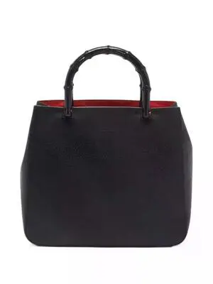 Gucci Bamboo Handle Tote Bag - Black