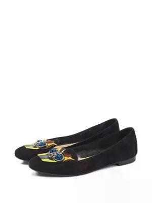 Dior Embellished Flat Pumps