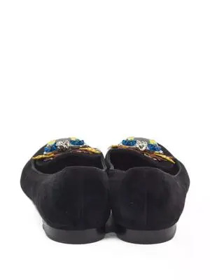 Dior Embellished Flat Pumps