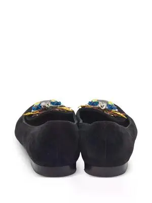 Dior Embellished Flat Pumps