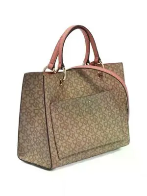 Dkny Monogram Coated Canvas Tote Bag