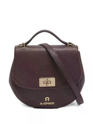 AIGNER Turn-lock Mini Bag - Red