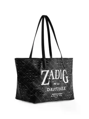 Zadig&Voltaire Z Shopper Xl Monogram Bag - Black