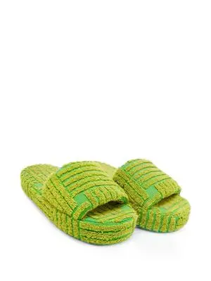 Bottega Veneta Resort Sponge Flat Sandals