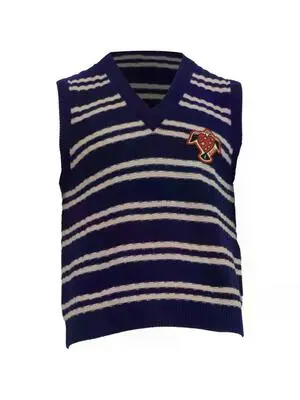 Gucci Ha Ha Ha Striped Sweater - Blue