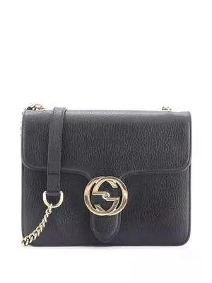 Gucci Interlocking Leather Shoulder Bag