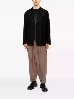 MASTERMIND WORLD Glen-check Pleated Trousers