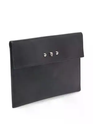 Alexander McQueen Skull-motif Leather Clutch Bag