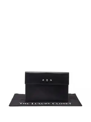 Alexander McQueen Skull-motif Leather Clutch Bag