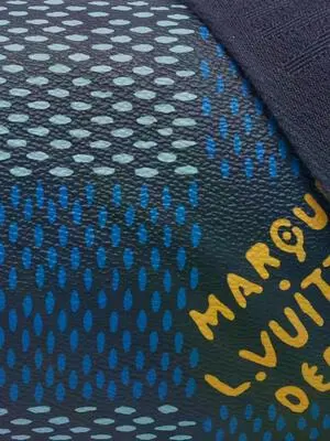 LOUIS VUITTON X Nigo Damier Messenger Bag - Blue