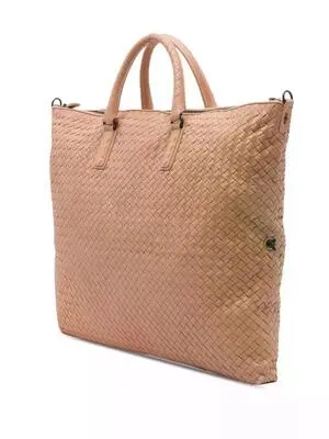 Bottega Veneta 2012-2026 Maxi Nappa Intrecciato Convertible Tote Travel Bag - Neutrals