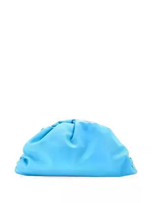 Bottega Veneta The Pouch Leather Teen Clutch Bag - Blue