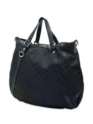 Gucci Gg Canvas Abbey D Ring Convertible Tote Satchel