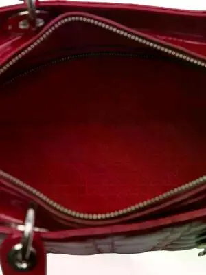 Dior 2012 Large Patent Cannage Lady Satchel