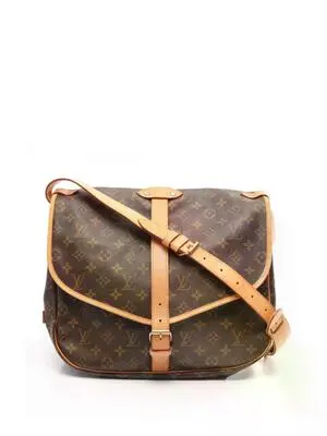 LOUIS VUITTON Monogram Saumur 35 Crossbody Bag