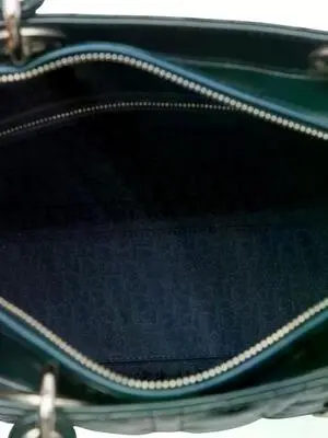 Dior 2011 Large Patent Cannage Lady Satchel