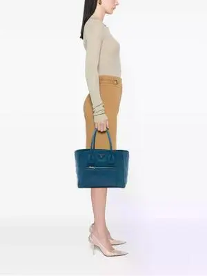 Prada Soft Calf Leather Shopping Tote