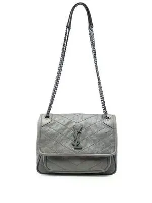 Saint Laurent Baby Niki Shoulder Bag - Grey
