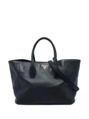 Prada 2013-2015 Vitello Daino Convertible Tote Satchel