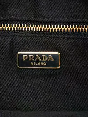 Prada 2010-2026 Canvas Broccato Patch Clutch Bag