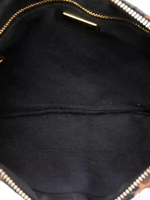 Prada Canvas Patch Clutch Bag