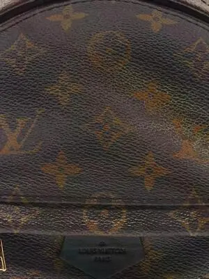 LOUIS VUITTON 2016 Mini Palm Springs Monogram Backpack - Black