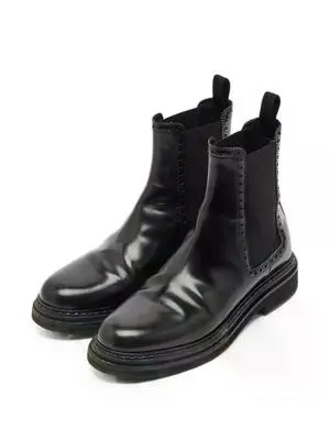Dolce & Gabbana Brogue-detail Leather Chelsea Boots
