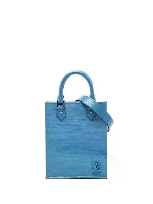 LOUIS VUITTON 2020 Epi Petit Sac Plat Satchel - Blue
