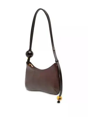 Jacquemus 2022-2026 Calfskin Le Bisou Perle Shoulder Bag - Brown