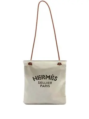 Hermès 2025 Toile Aline Grooming Bag Mm Tote Bag - Neutrals