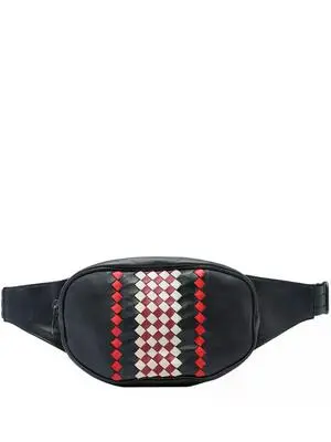 Bottega Veneta 2012-2026 Intrecciato Trimmed Nappa Belt Bag - Black