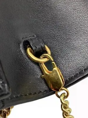 Saint Laurent Uptown Croc-embossed Clutch Bag