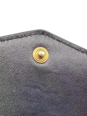 Saint Laurent Uptown Croc-embossed Clutch Bag