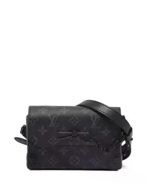 LOUIS VUITTON Steamer Monogram Eclipse Belt Bag - Black