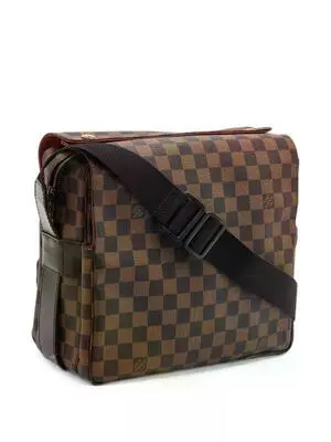 LOUIS VUITTON 2004 Naviglio Damier Ebene Messenger Bag - Brown