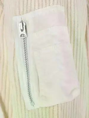 Sacai Ribbed Zip-up Cardigan
