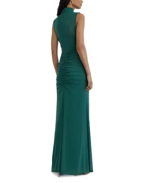 REISS Ruched Sleeveless Dress