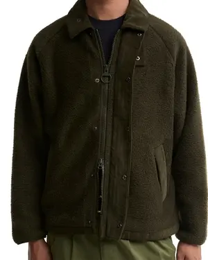 Barbour Transport Fleece Button Jacket