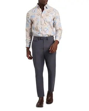 Ted Baker London Kingsly Relaxed Painted Floral Print Shirt