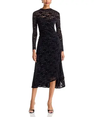 Generation Love Karmen Velvet & Lace Midi Dress