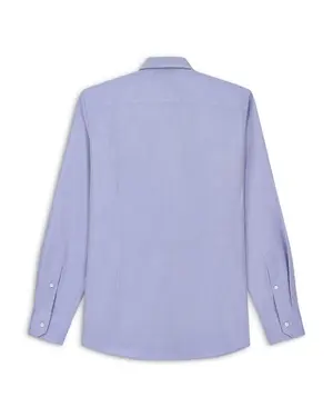 Emporio Armani Regular Mini Herringbone Cotton Shirt