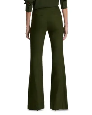 Alice + Olivia Andrew Mid Rise Bootcut Slim Pants
